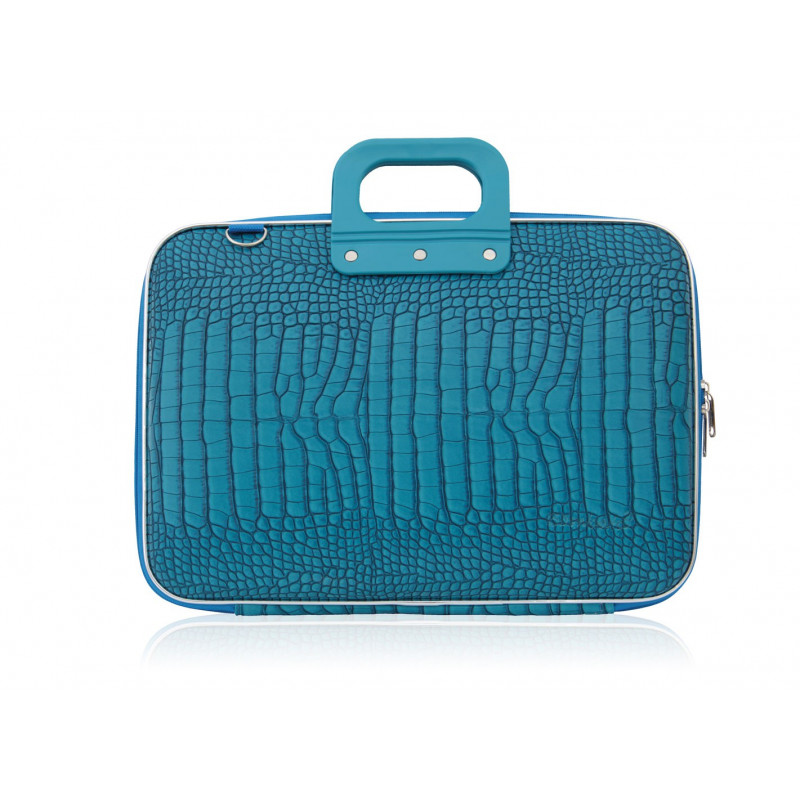 Mallette PC Portable 15" BOMBATA COCO vinyle BLEU TURQUOISE - 43x33x7cm