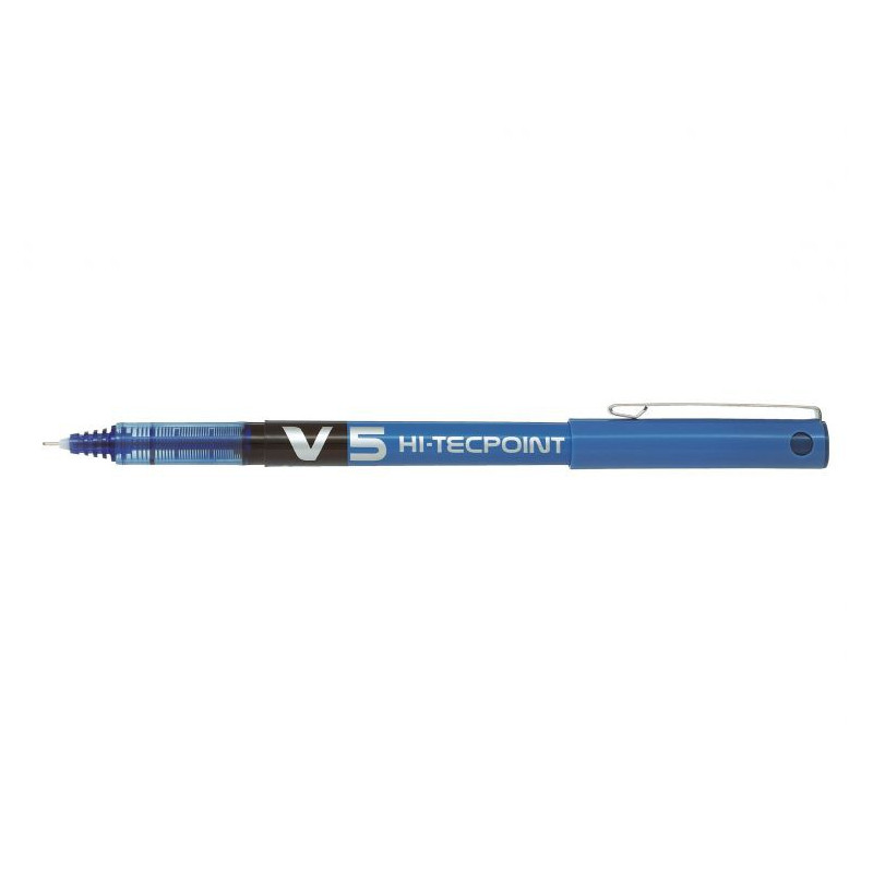Stylo roller PILOT HI-TECPOINT V5 - BLEU