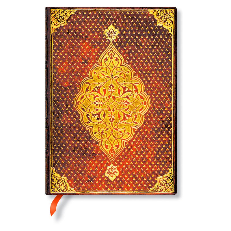 Carnet PAPERBLANKS ligné - Midi 130×180mm - Trèfle Doré série Trèfle Doré